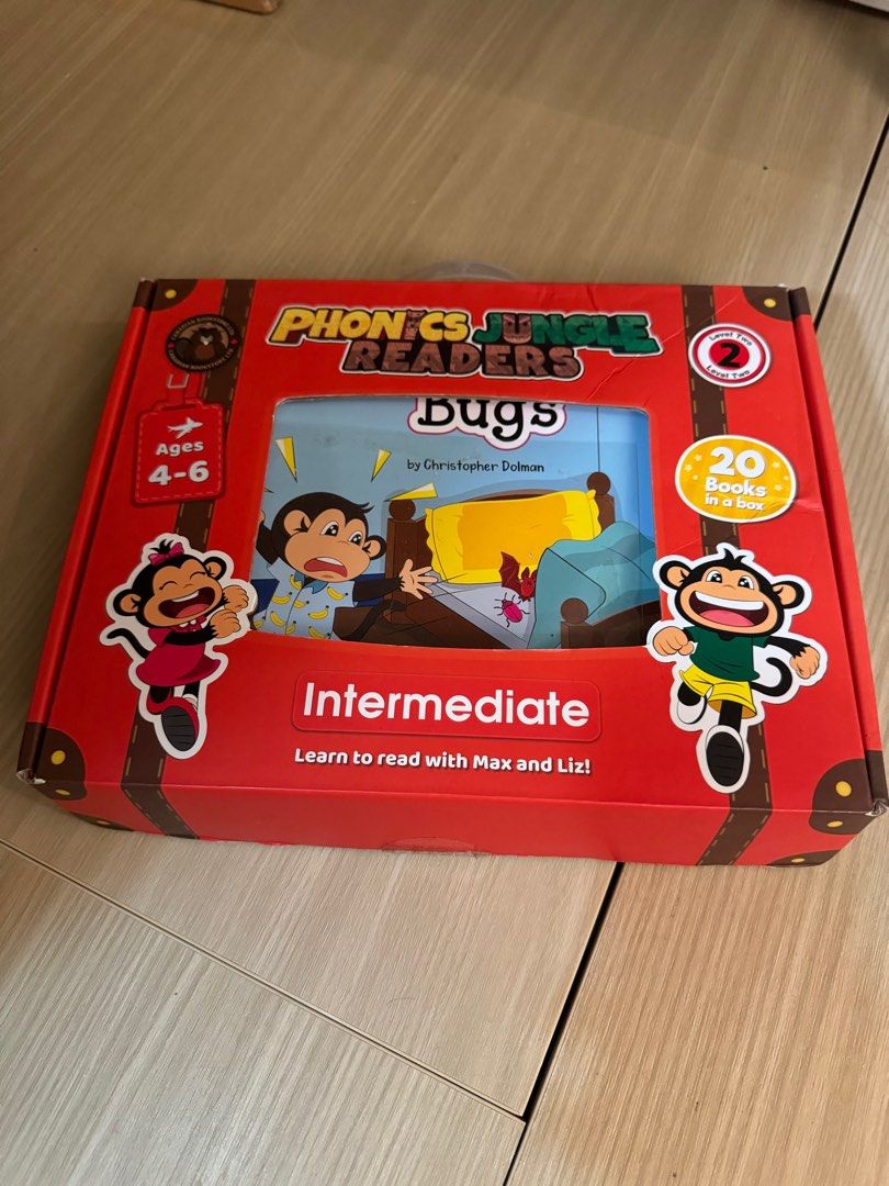 Monkey tree Phonics Jungle Reader, 興趣及遊戲, 書本 & 文具, 小朋友書 - Carousell