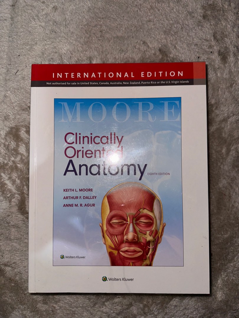 Moore Clinically Oriented Anatomy 8th ed, Hobbies & Toys, Books ...