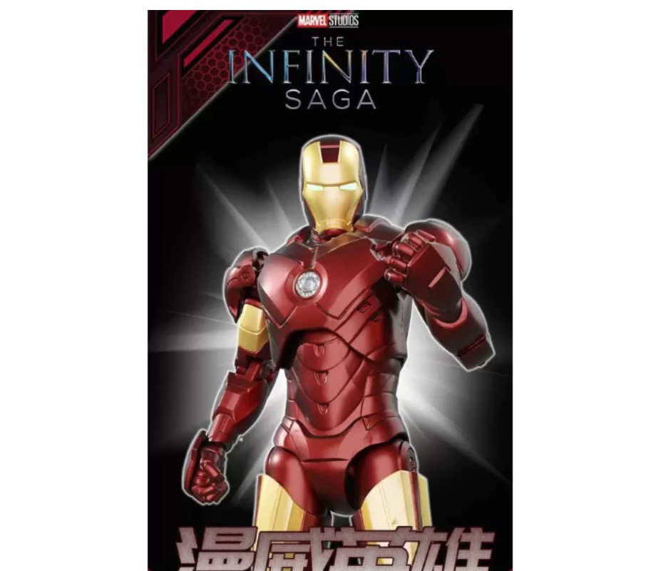 MORSTORM 11.8CM MK3/MK4/MK85/MK50/IRON SPIDERMAN/CAPTAIN AMERICA BLIND BOX COLLECTIBLE FIGURES ...