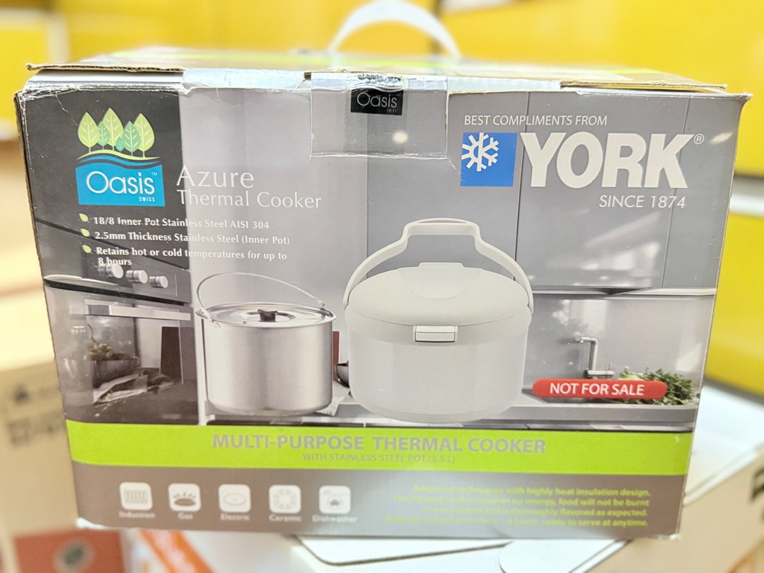 Oasis Azure Thermal Cooker (NEW), TV & Home Appliances, Kitchen ...