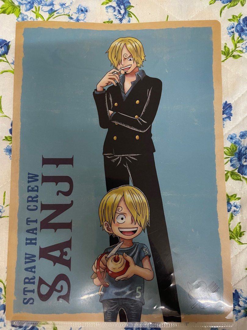 ONE PIECE SANJI CLEAR FILE, Hobbies & Toys, Stationery & Craft, Other ...