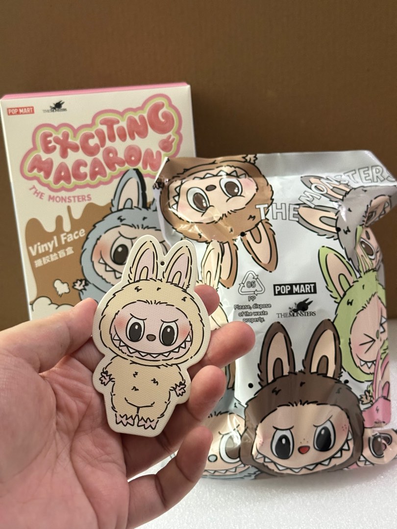 Original Labubu V1 SOYMILK Exciting Macaron - Sealed Foil, Hobbies ...