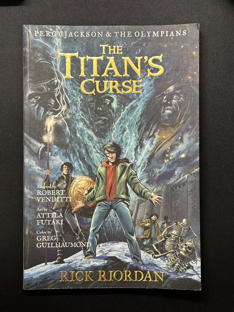 PERCY JACKSON PJO The Lightning Thief The Titan's Curse Graphic Novel ...