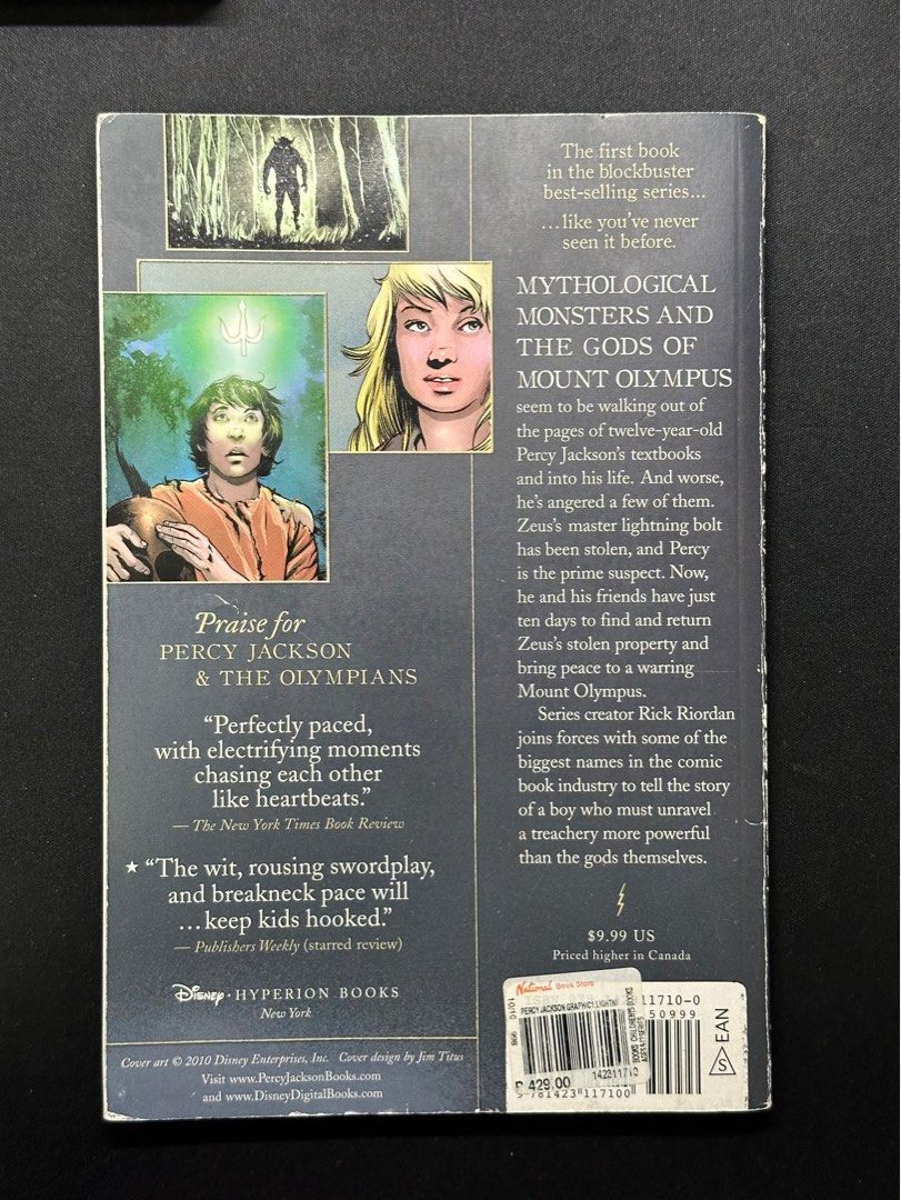 PERCY JACKSON PJO The Lightning Thief The Titan's Curse Graphic Novel ...