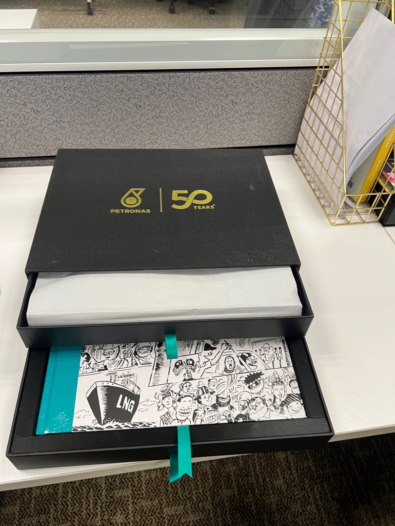 Petronas 50 Years Commemorative Gift Box with Exclusive Book, Hobbies ...