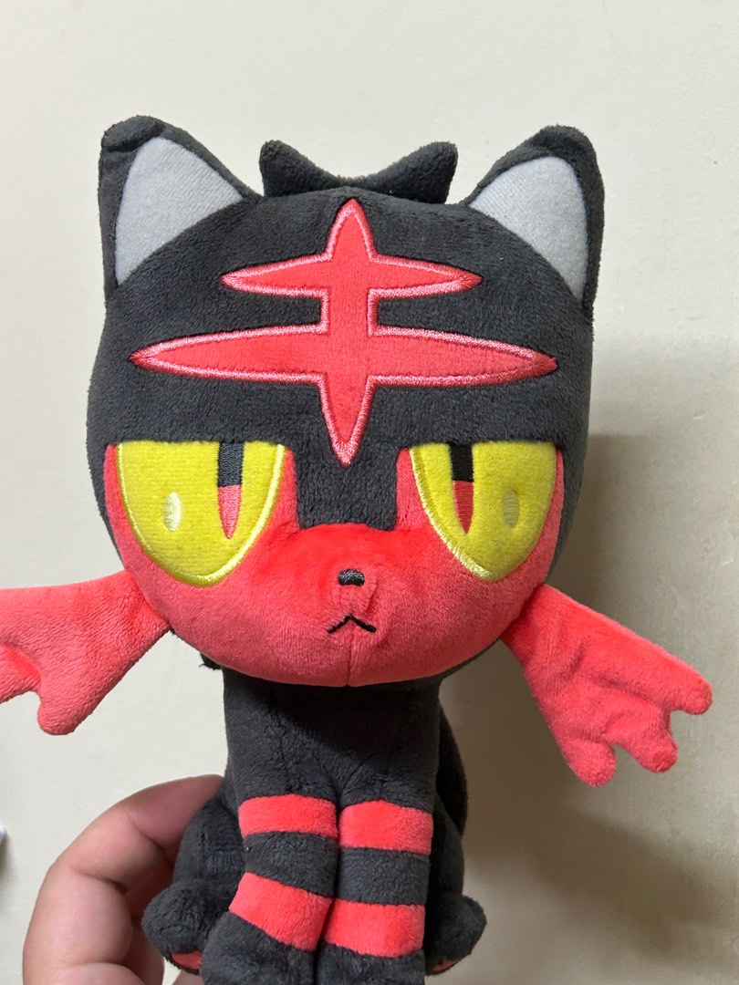 Pokemon Centre Litten plush, Hobbies & Toys, Toys & Games on Carousell