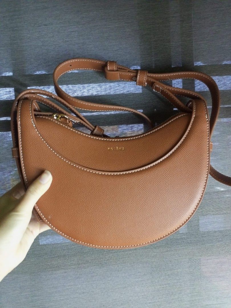 Polene dix camel shoulder bag, Luxury, Bags & Wallets on Carousell