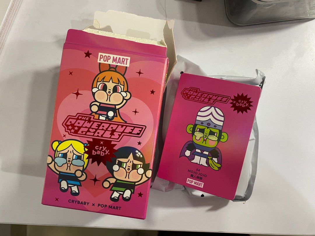 Popmart Cry Baby Power Puff Girls, Toys & Collectibles, Mainan di Carousell