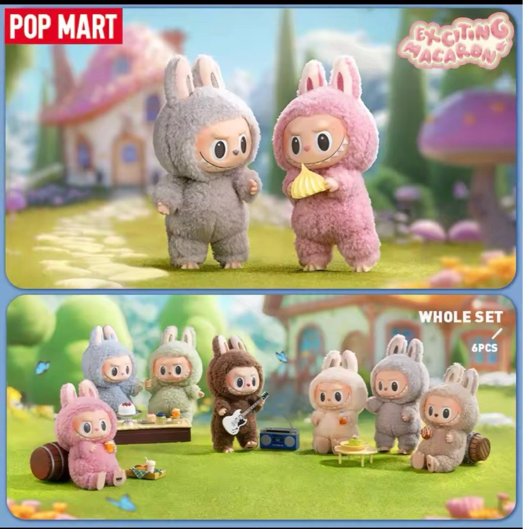 POPMART HAVE A SEAT LABUBU V2, Toys & Collectibles, Figurines & Models ...