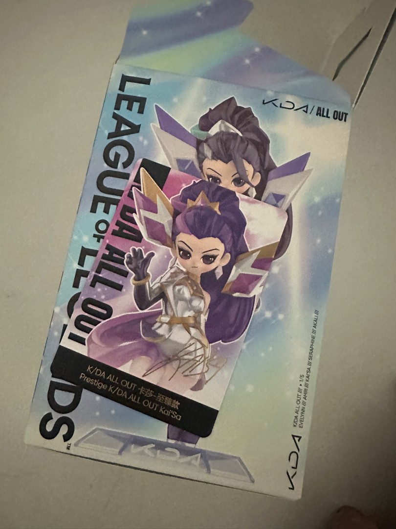 Popmart League Of Legends K/DA All Out Secret Prestige K/DA All Out ...