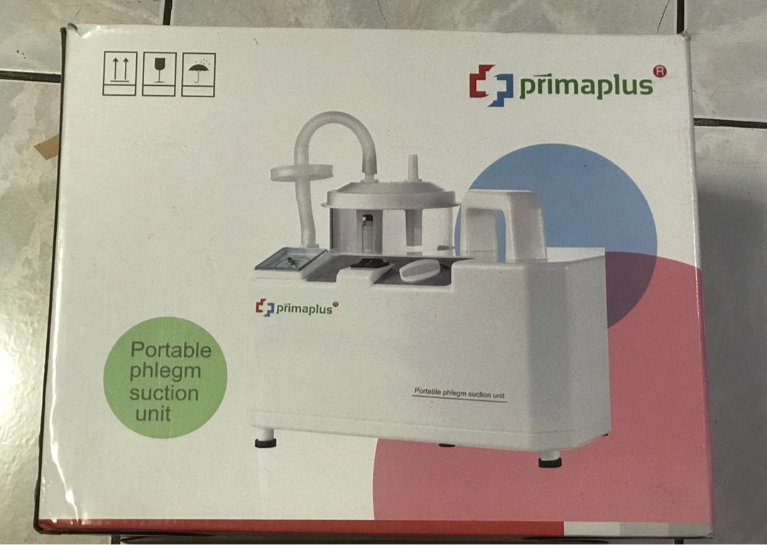 Primaplus Portable Phlegm Suction Unit, Health & Nutrition, Medical ...