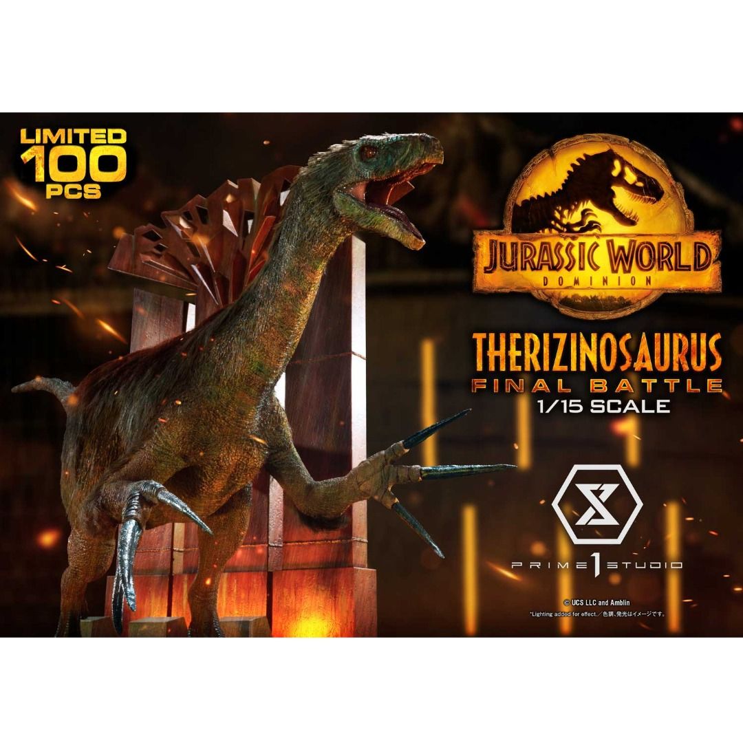 Prime 1 Studio P1 LMCJW3-02 Jurassic World Dominion Therizinosaurus ...