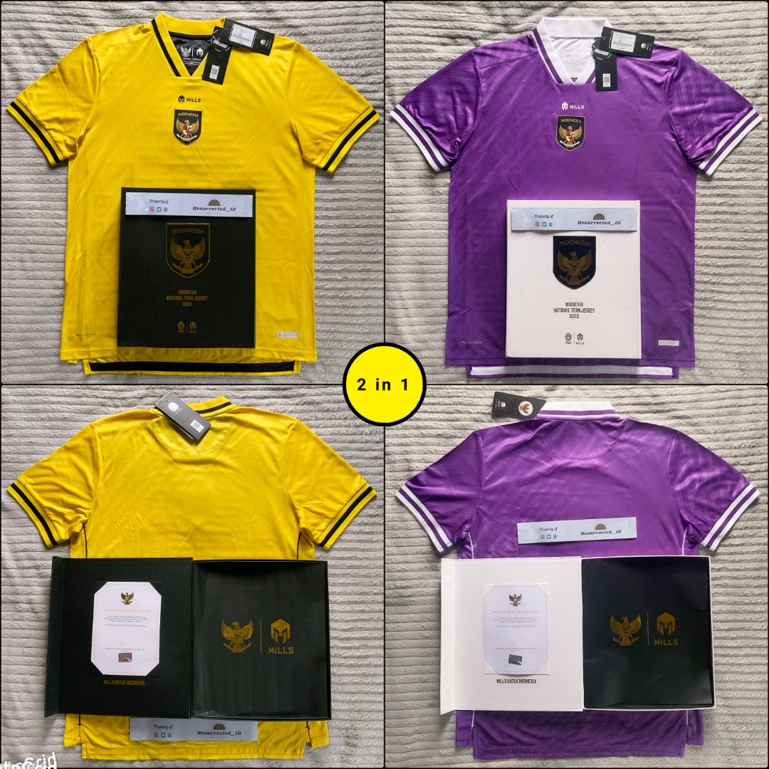 [PROMO BUNDLING] 2 Jersey Bola Original Timnas Indonesia Keeper Away ...