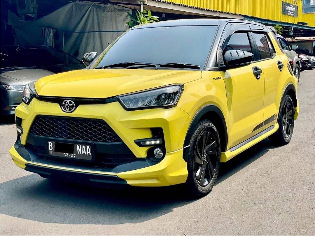 RAIZE GR SPORT AT KUNING 2022 1.000cc, Mobil & Motor, Mobil untuk ...