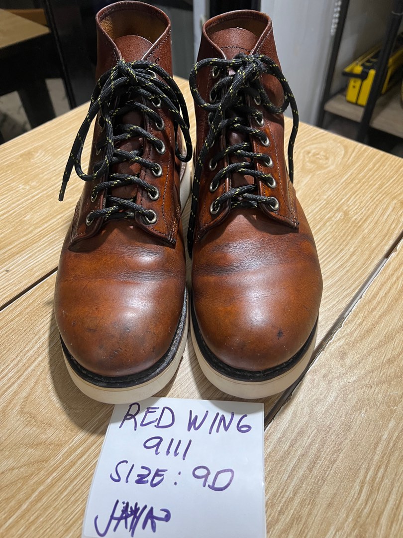 Red Wing 9111 9D with brand new sole, Men's Fashion, Footwear, Boots on ...