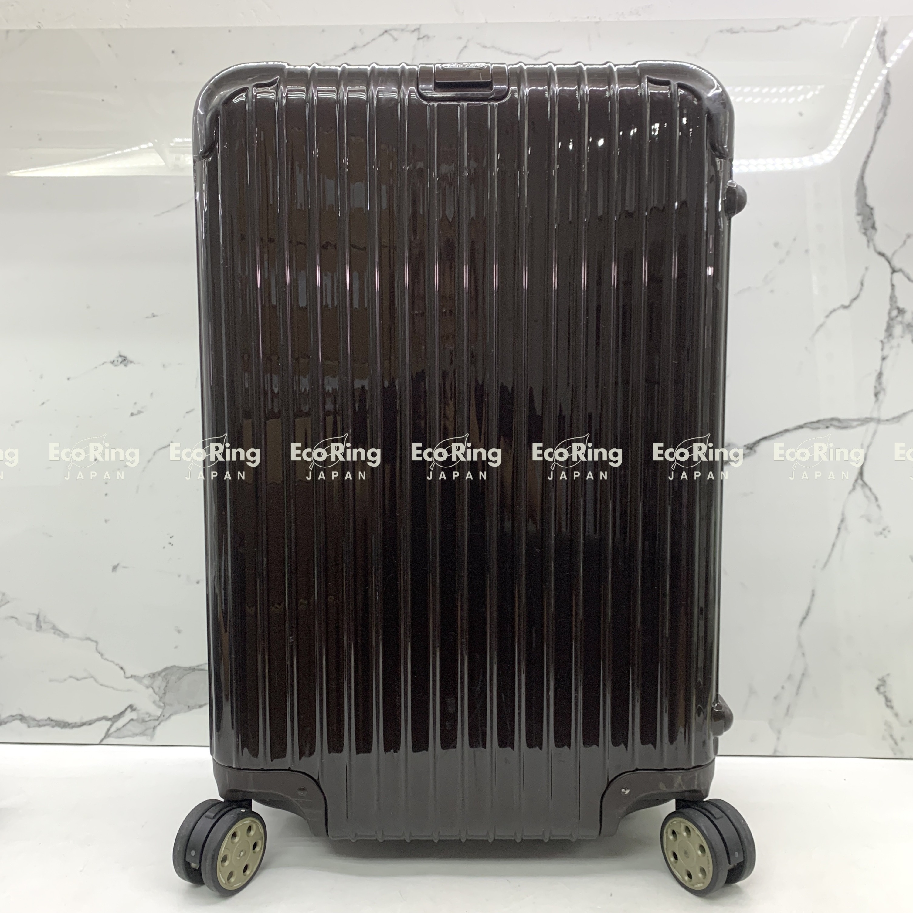 RIMOWA BROWN CARRY ON 40 LITRE SIZE S WITH TAG NO KEY SUITCASE/LUGGAGE ...