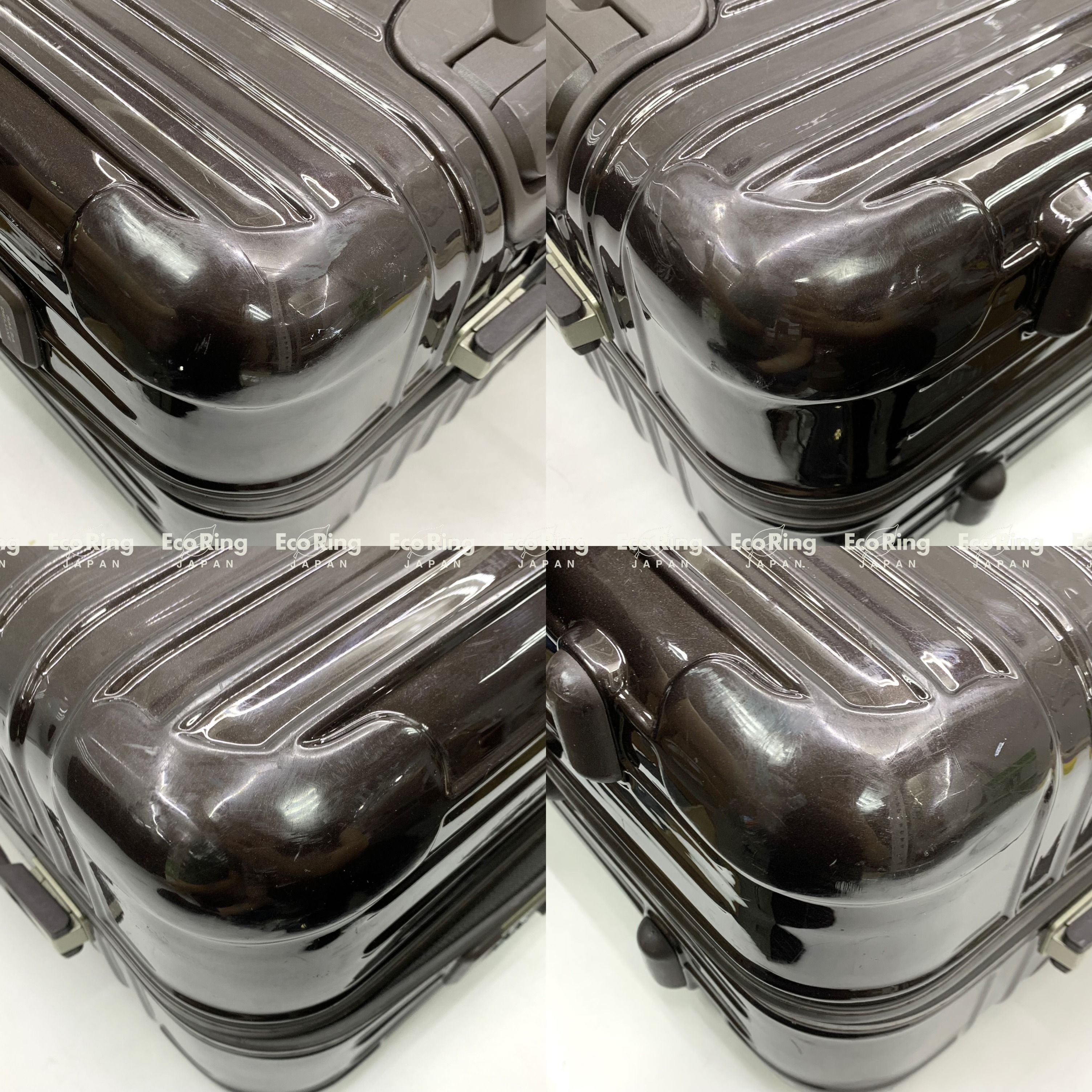 RIMOWA BROWN CARRY ON 40 LITRE SIZE S WITH TAG NO KEY SUITCASE/LUGGAGE ...