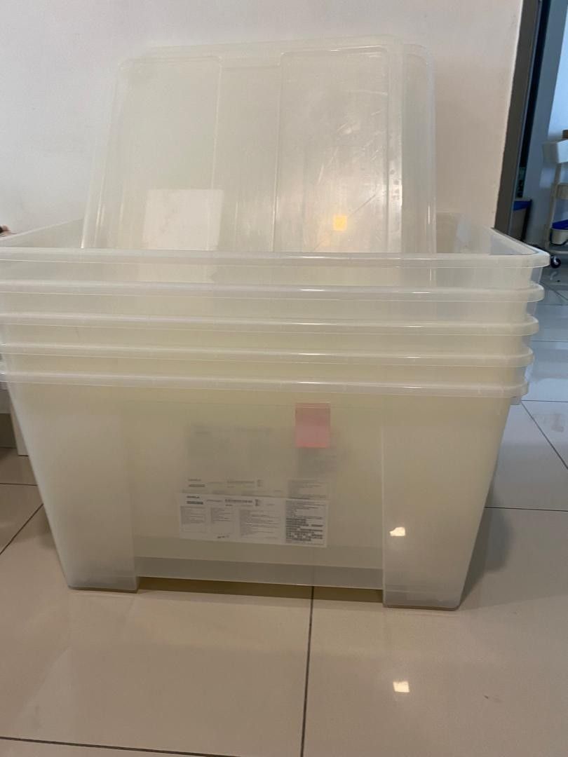 Samla Box dengan Penutup (79 x 57 x 43 cm) - Saiz Terbesar, Furniture ...