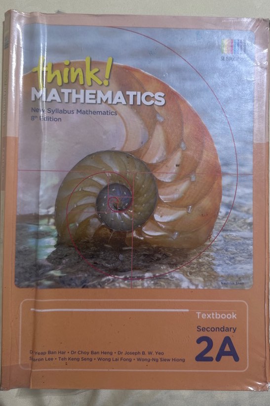 Secondary 2 - think mathematics textbook 2A, Hobbies & Toys, Books ...