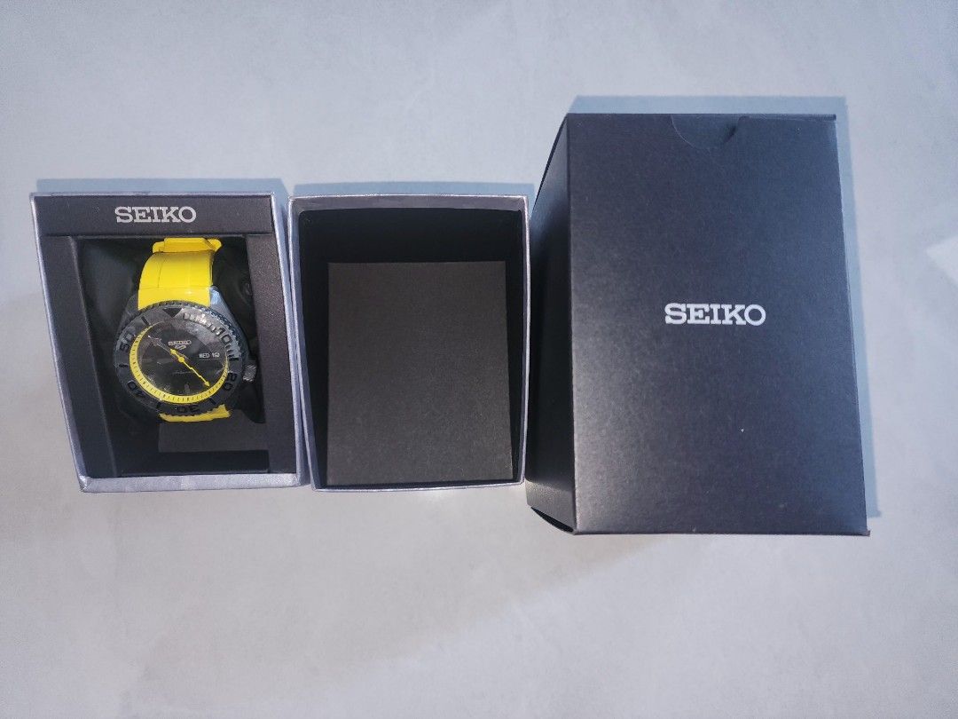 Seiko Mod Bumblebee, Men's Fashion, Watches & Accessories, Accessory ...