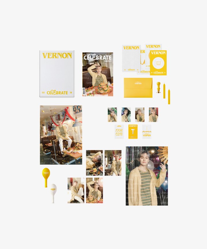 WTS Seventeen Vernon Happy Birthday Box ver 3, Hobbies & Toys ...