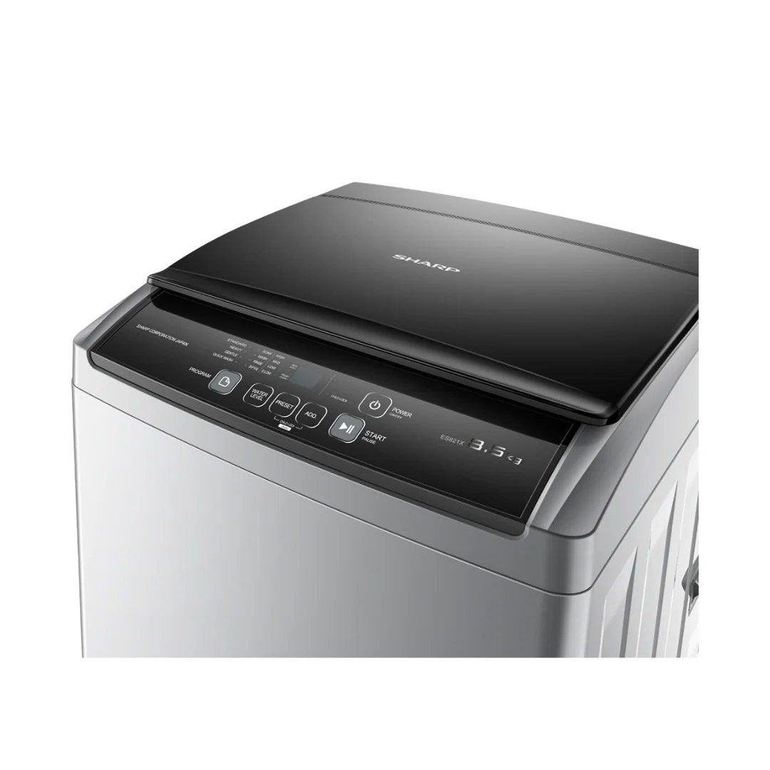 SHARP ES821X Top Load 8.5KG (Johor Area), TV & Home Appliances, Washing ...