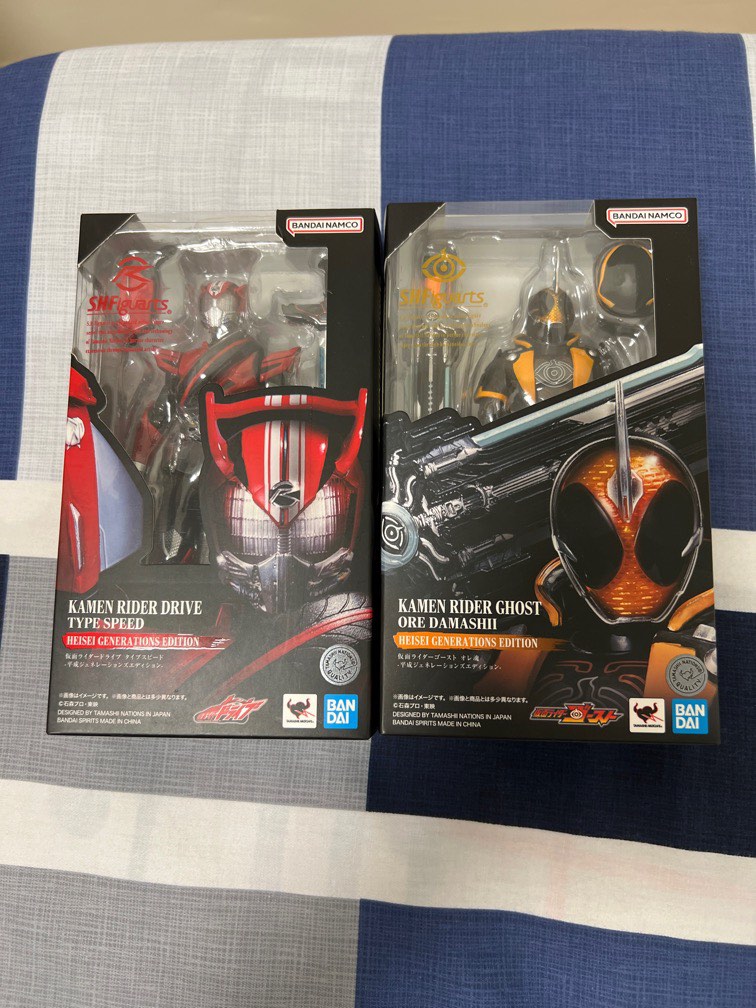 SHF Kamen Rider Drive, Kamen Rider Ghost, 興趣及遊戲, 玩具 & 遊戲類 - Carousell
