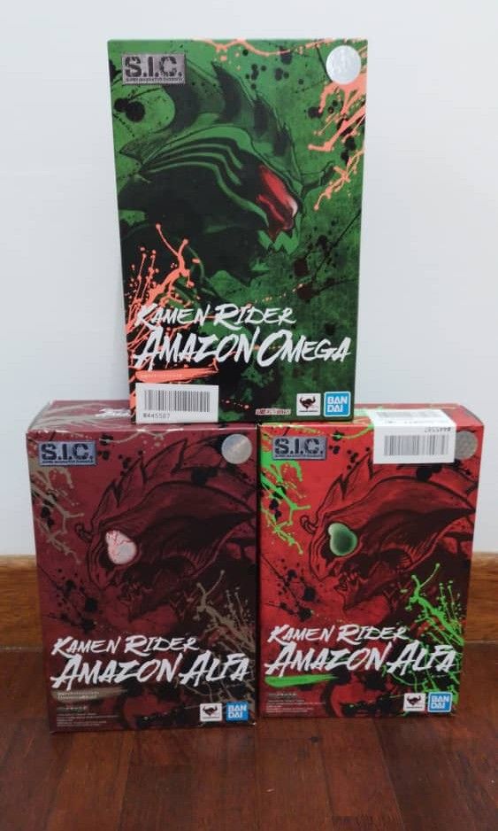 S.I.C SIC Kamen Rider Amazon Omega, Kamen Rider Amazon Alpha, Hobbies ...