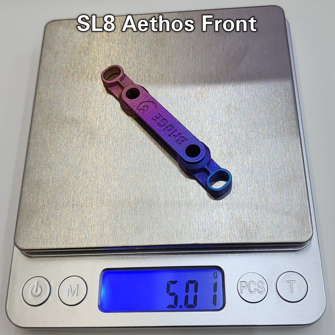 SL8 Aethos 3D Titanium Print Front Disc Brake Adapter Superlight 5g ...