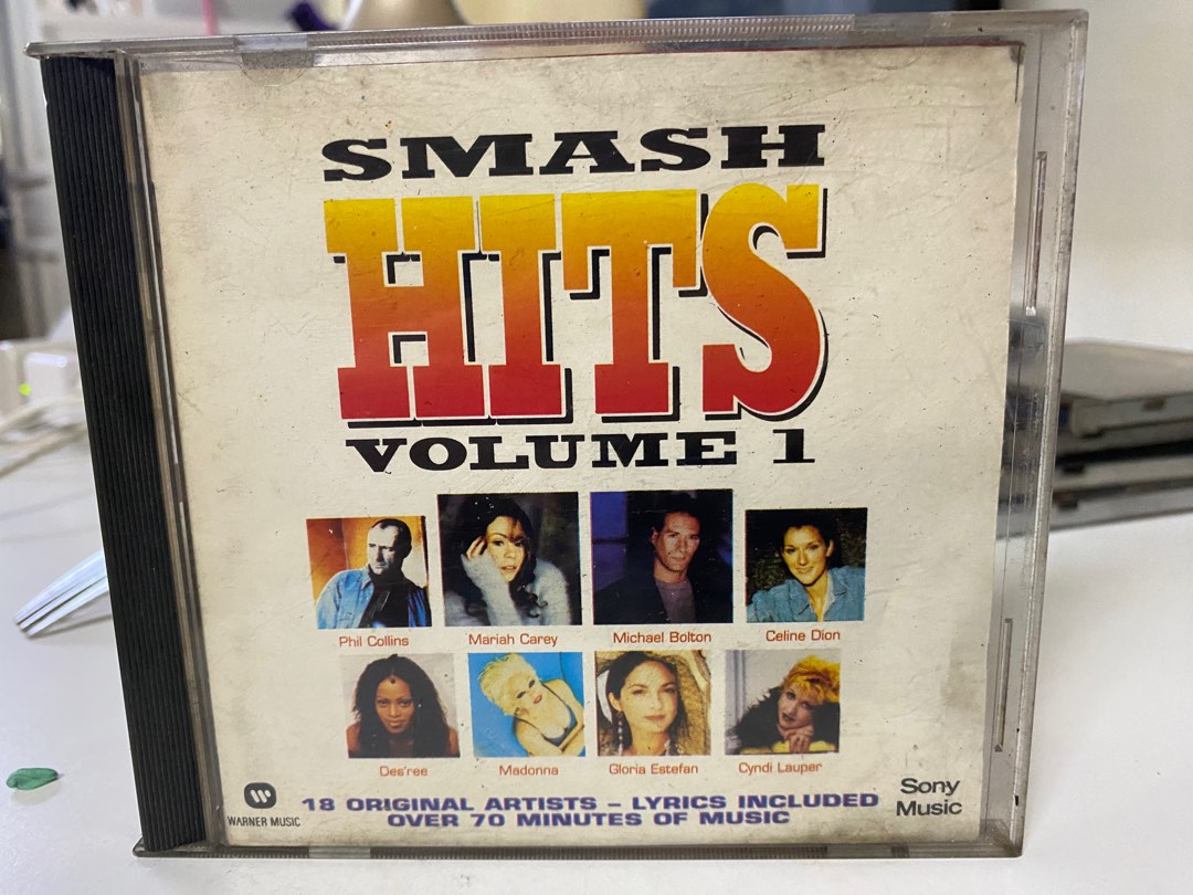 Smash Hits Volume 1 - Madonna / Cyndi Lauper / Celine Dion ...