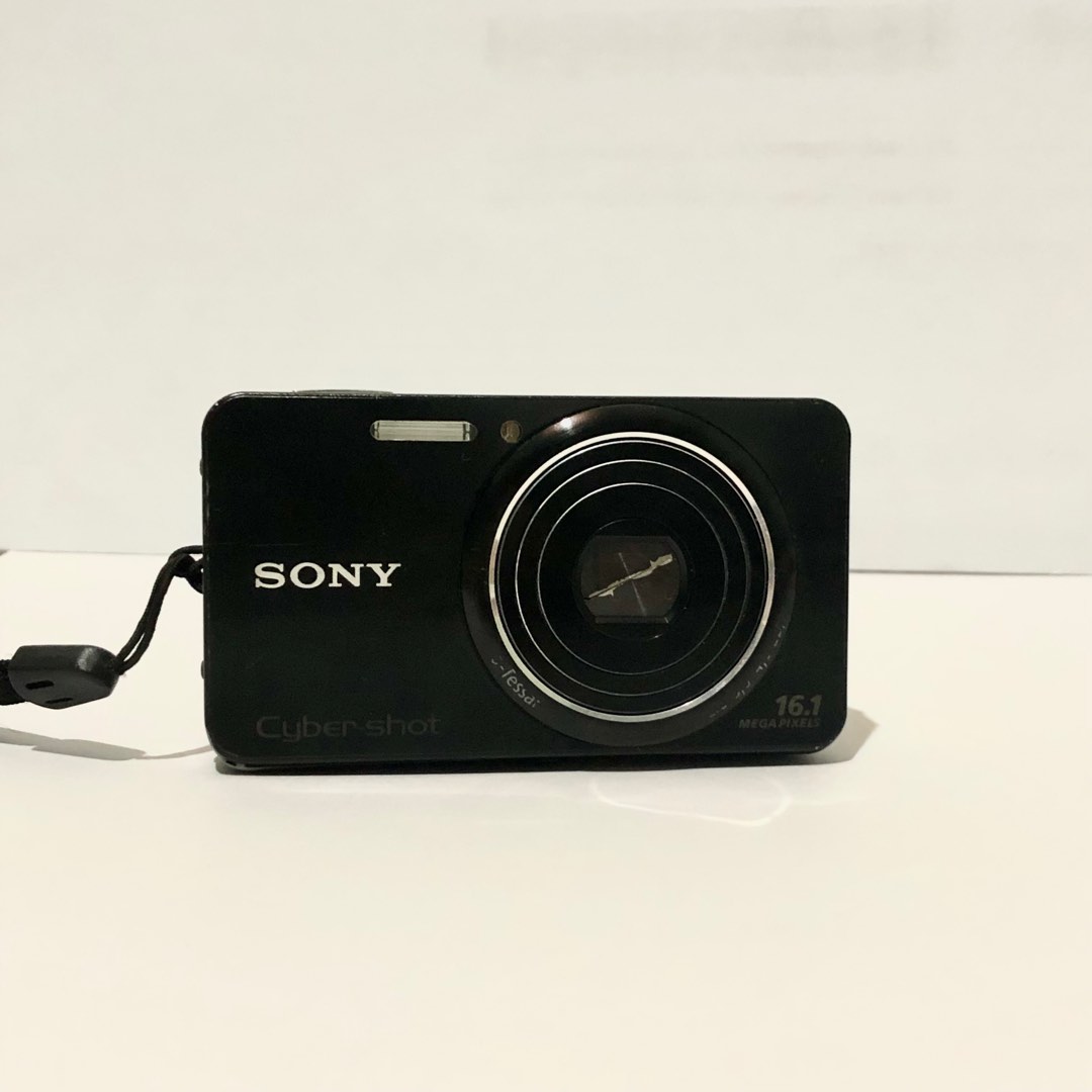 SONY CYBERSHOT DSC-W570 Black Digital Camera, Photography, Cameras on ...