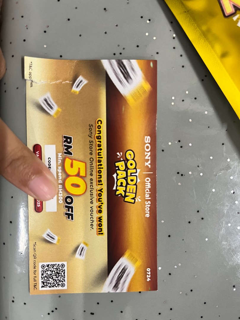 Sony Official Store Voucher, Tickets & Vouchers, Vouchers on Carousell