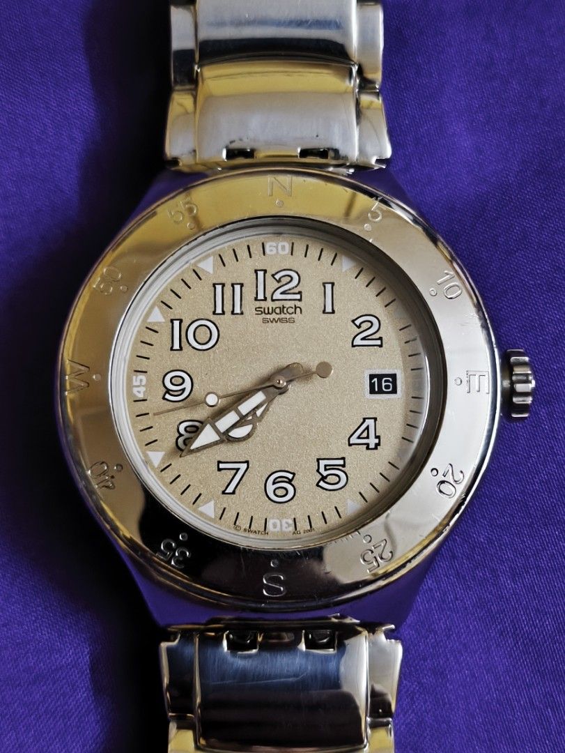SWATCH Irony Nabab Bushman Watch, Men's Fashion, Watches & Accessories ...