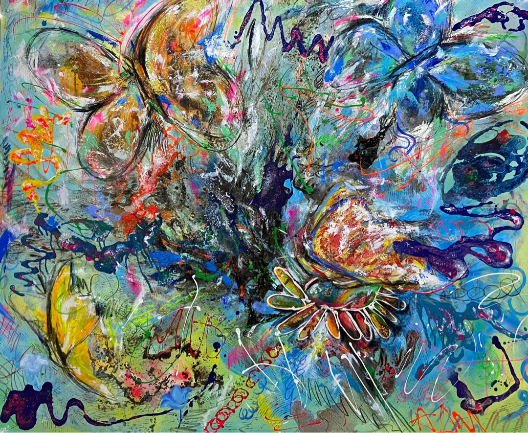 'Tari Alam II' ABSTRACT EXPRESSIONISM PAINTING, Hobbies & Toys ...