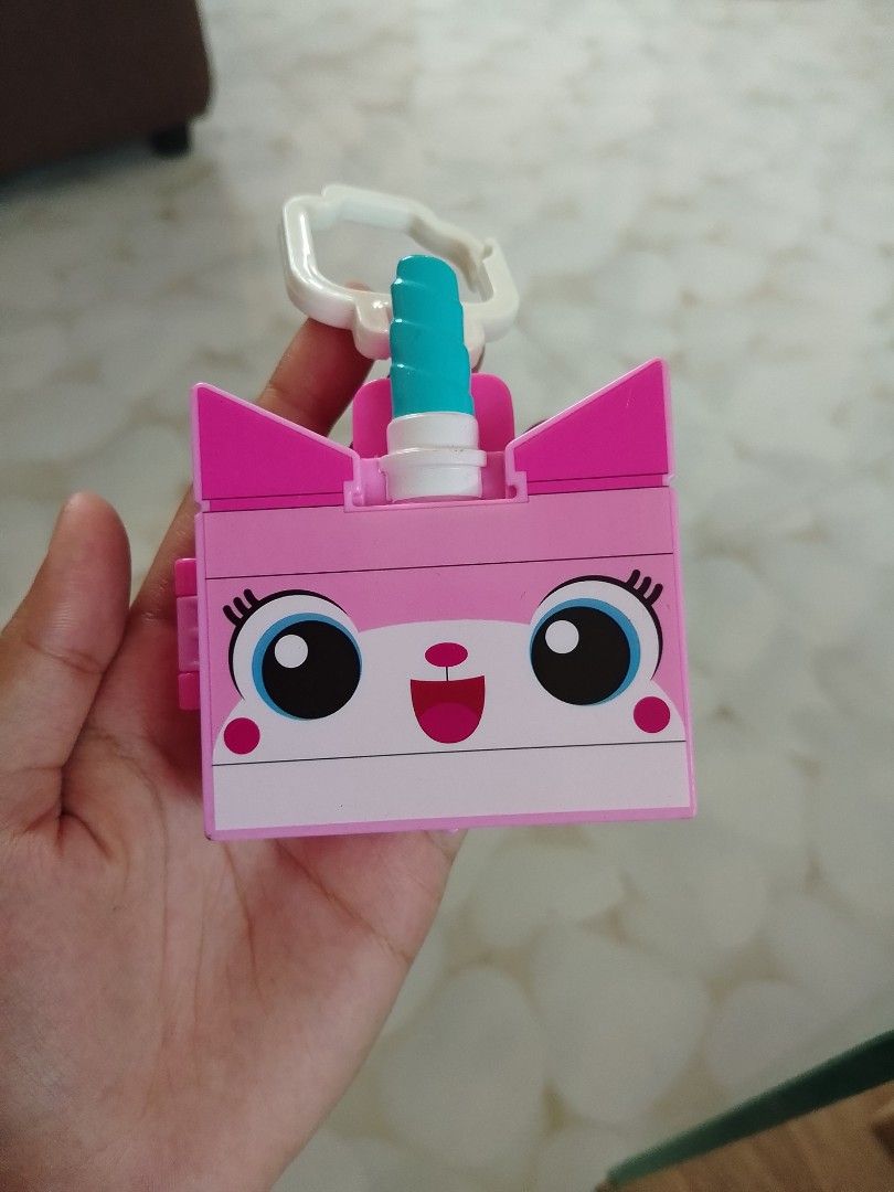 The Lego Movie Princess Unikitty Happy Meal Collectible Keychain Anik ...