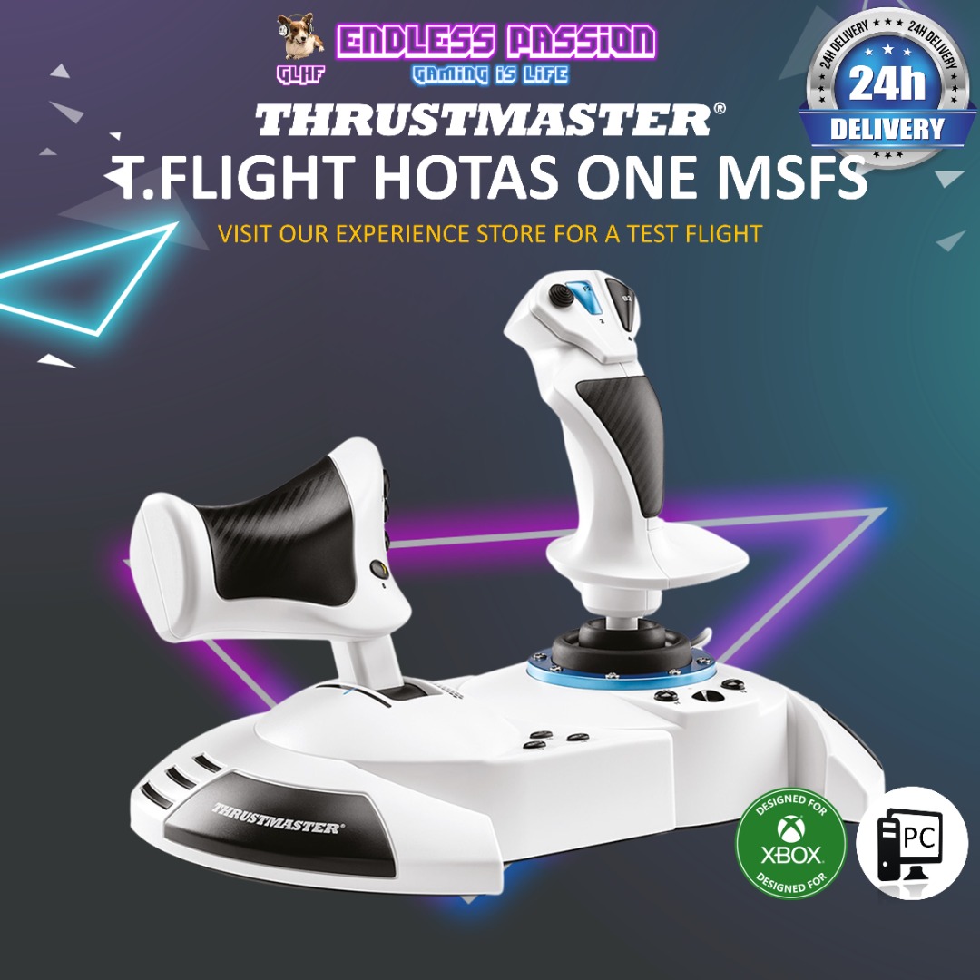 Thrustmaster T.Flight Hotas One Microsoft Flight Simulator Edition ...