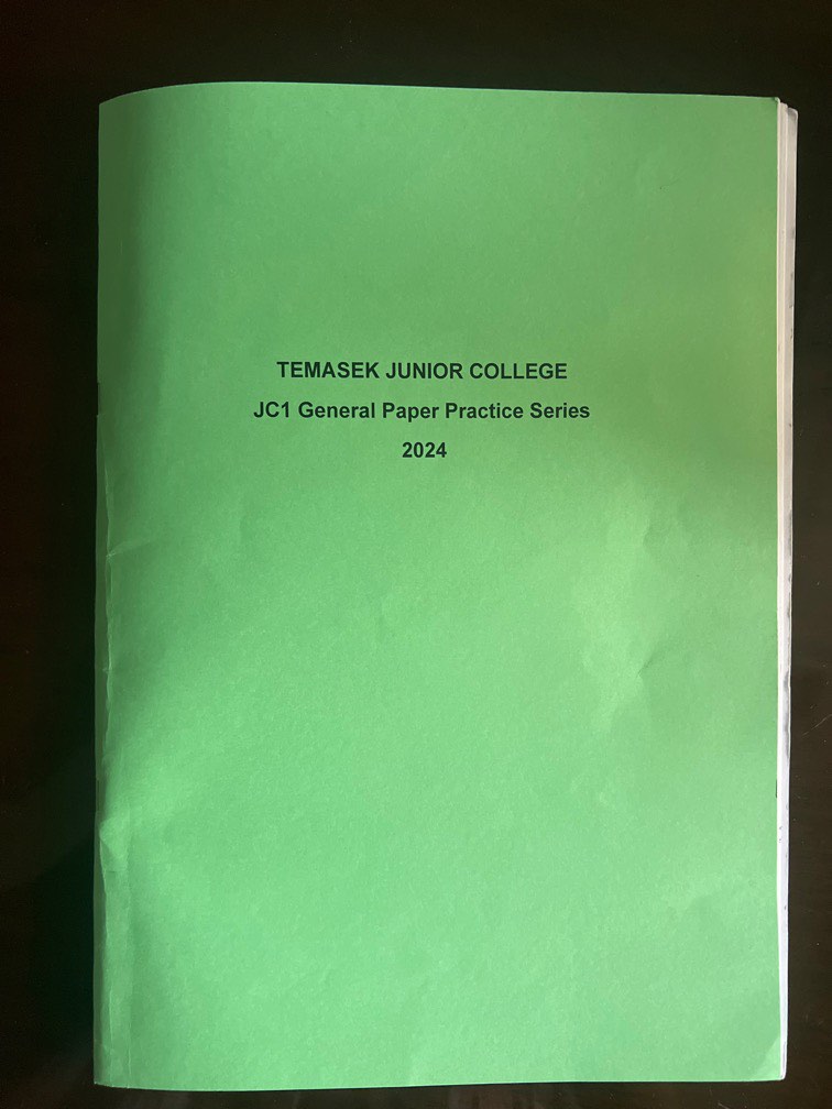 TJC JC1 GP General Paper Practice Series 2024, Hobbies & Toys, Books ...