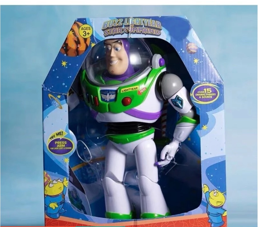 TOY STORY TALKING BUZZ LIGHTYEAR ACTION FIGURE (934567), Hobbies & Toys ...