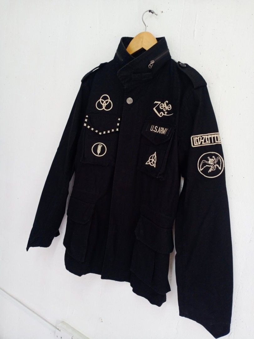 US ARMY X LED ZEPPELIN PARKA JACKET, Men's Fashion, Activewear on Carousell