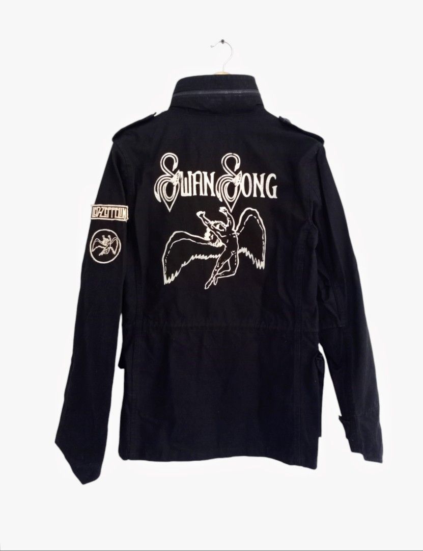 US ARMY X LED ZEPPELIN PARKA JACKET, Men's Fashion, Activewear on Carousell
