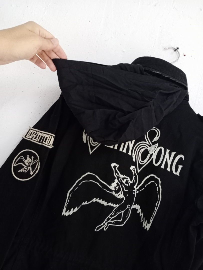US ARMY X LED ZEPPELIN PARKA JACKET, Men's Fashion, Activewear on Carousell