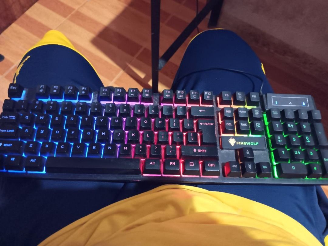 (USED) FIREWOLF K20 Rainbow LED Keyboard - For Sale (Read Description ...