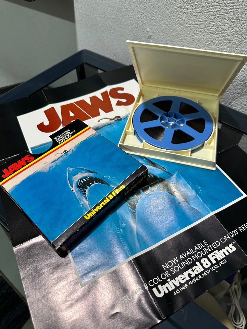 Vintage JAWS Super 8MM 1975 Film, Hobbies & Toys, Collectibles ...