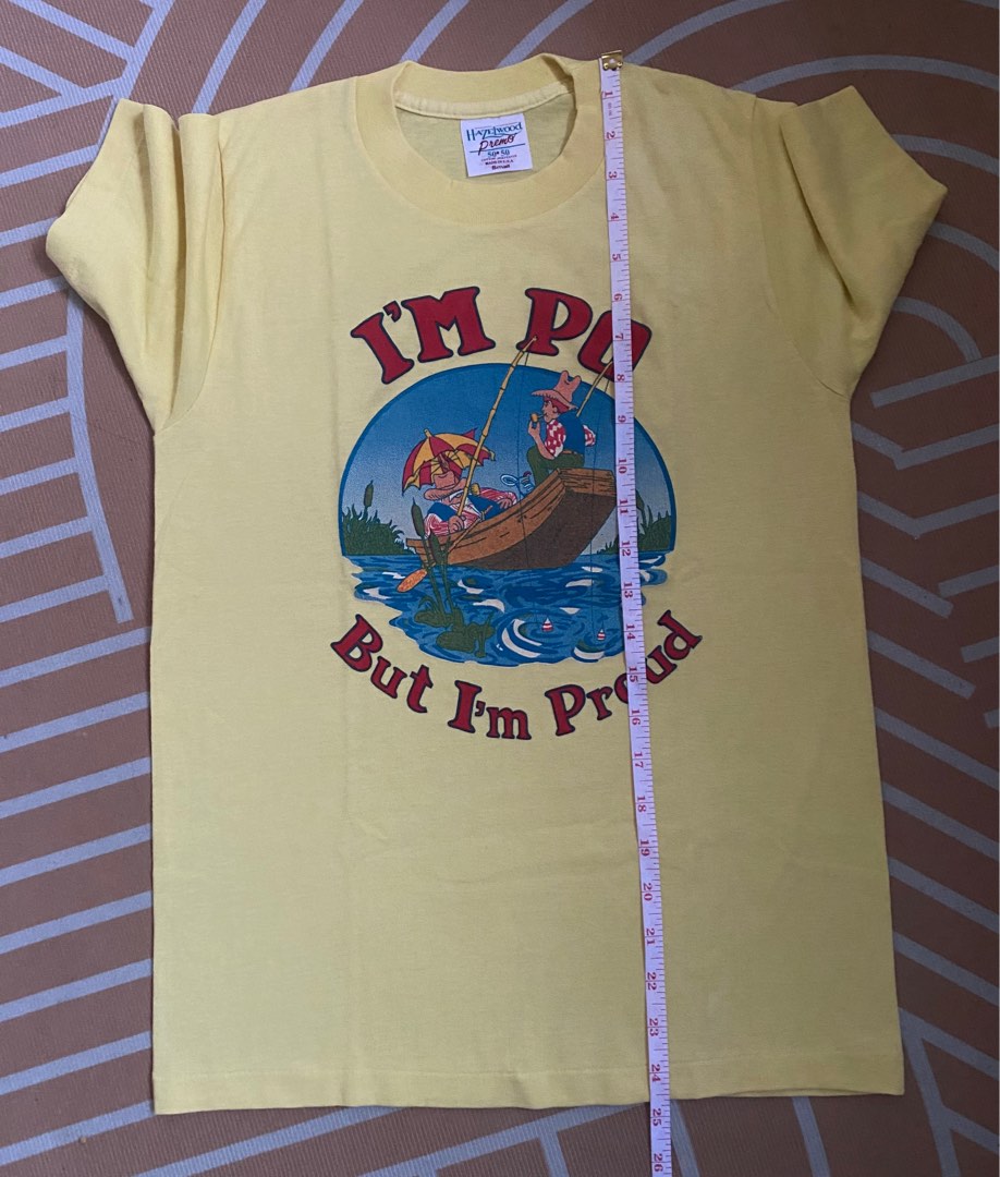 Vintage NOS Deadstock I'm Pow shirt, Men's Fashion, Tops & Sets ...