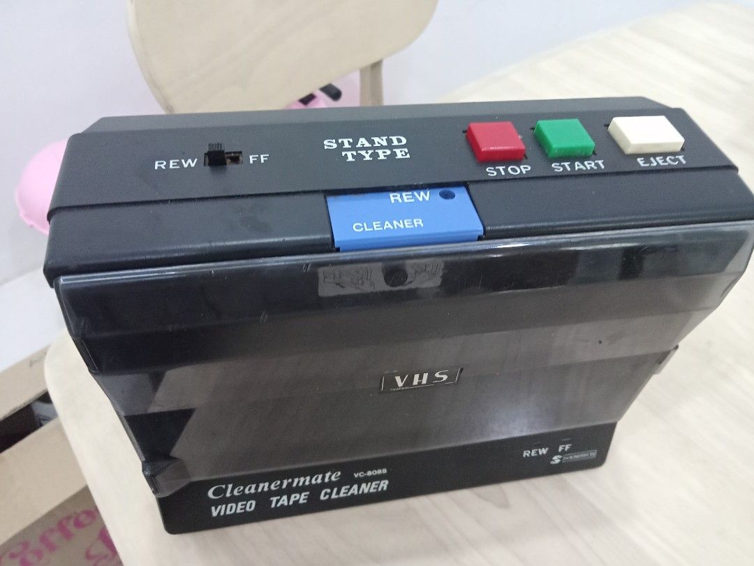 Vintage VHS Video Tape Cleaner Model VC-8088, Hobbies & Toys ...
