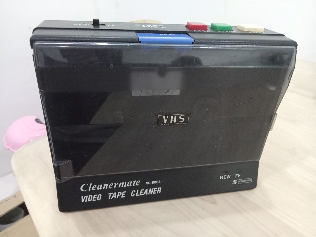 Vintage VHS Video Tape Cleaner Model VC-8088, Hobbies & Toys ...