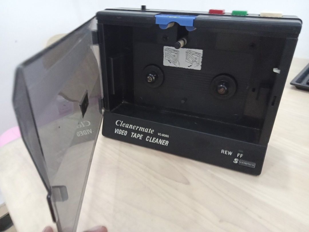 Vintage VHS Video Tape Cleaner Model VC-8088, Hobbies & Toys ...