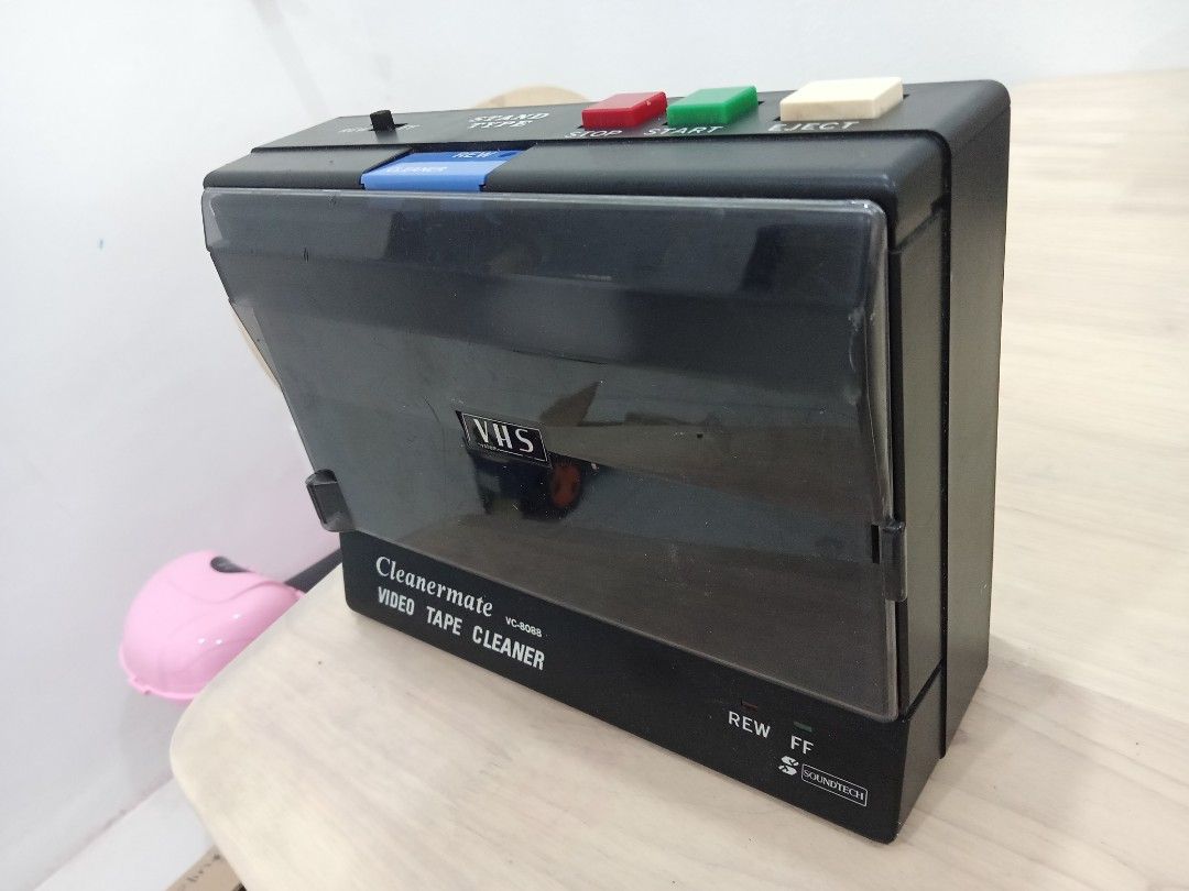 Vintage VHS Video Tape Cleaner Model VC-8088, Hobbies & Toys ...