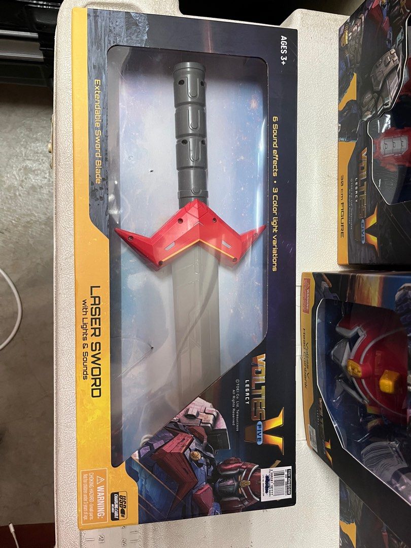 Voltes v laser sword with lights and sounds by telesuccess, Hobbies ...