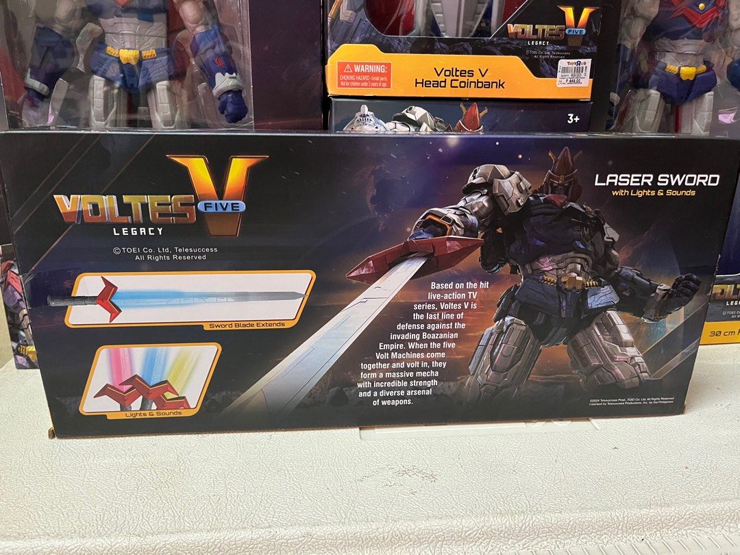Voltes v laser sword with lights and sounds by telesuccess, Hobbies ...